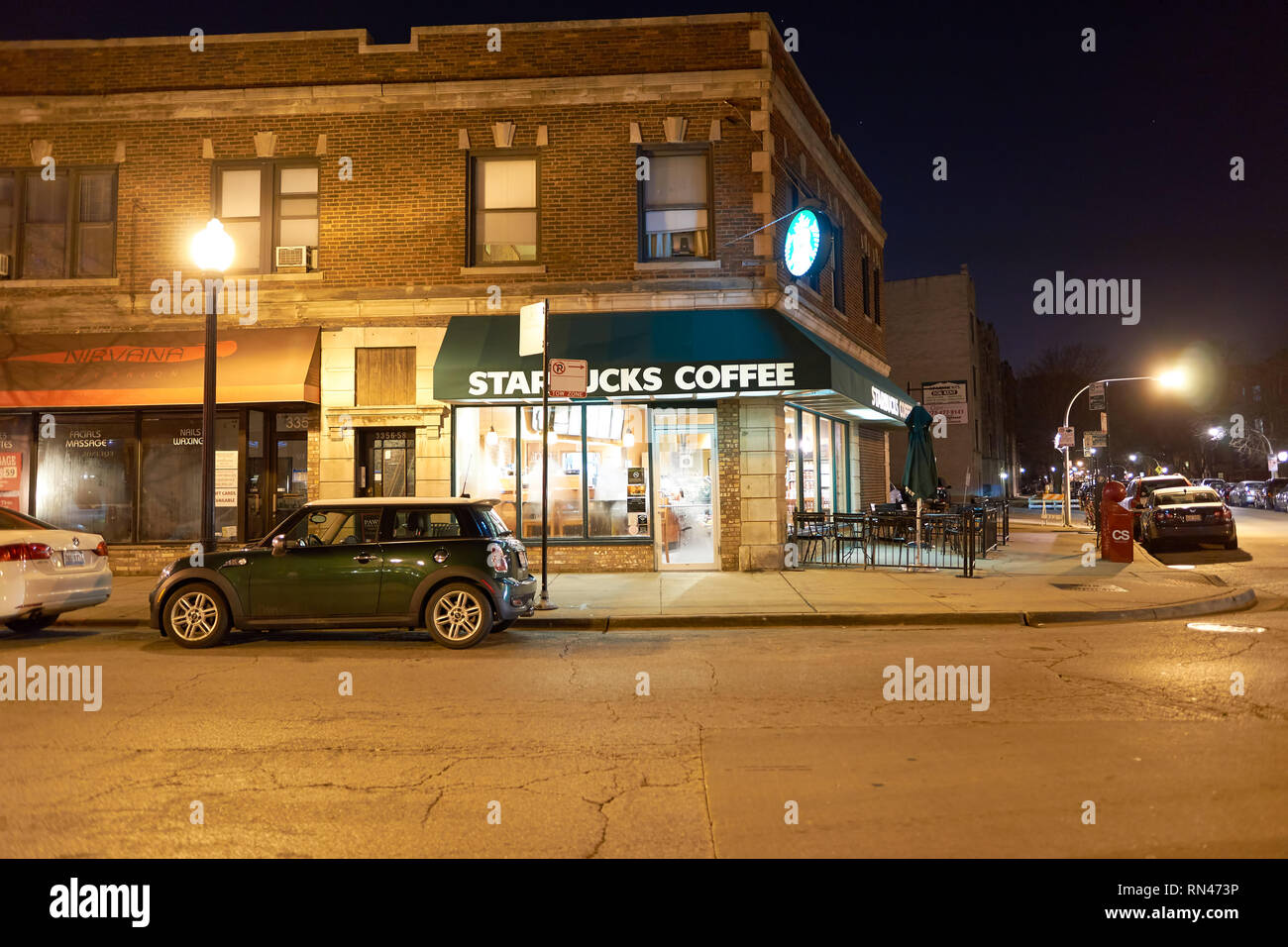 Starbucks At Night Time High Resolution Stock Photography and Images ...