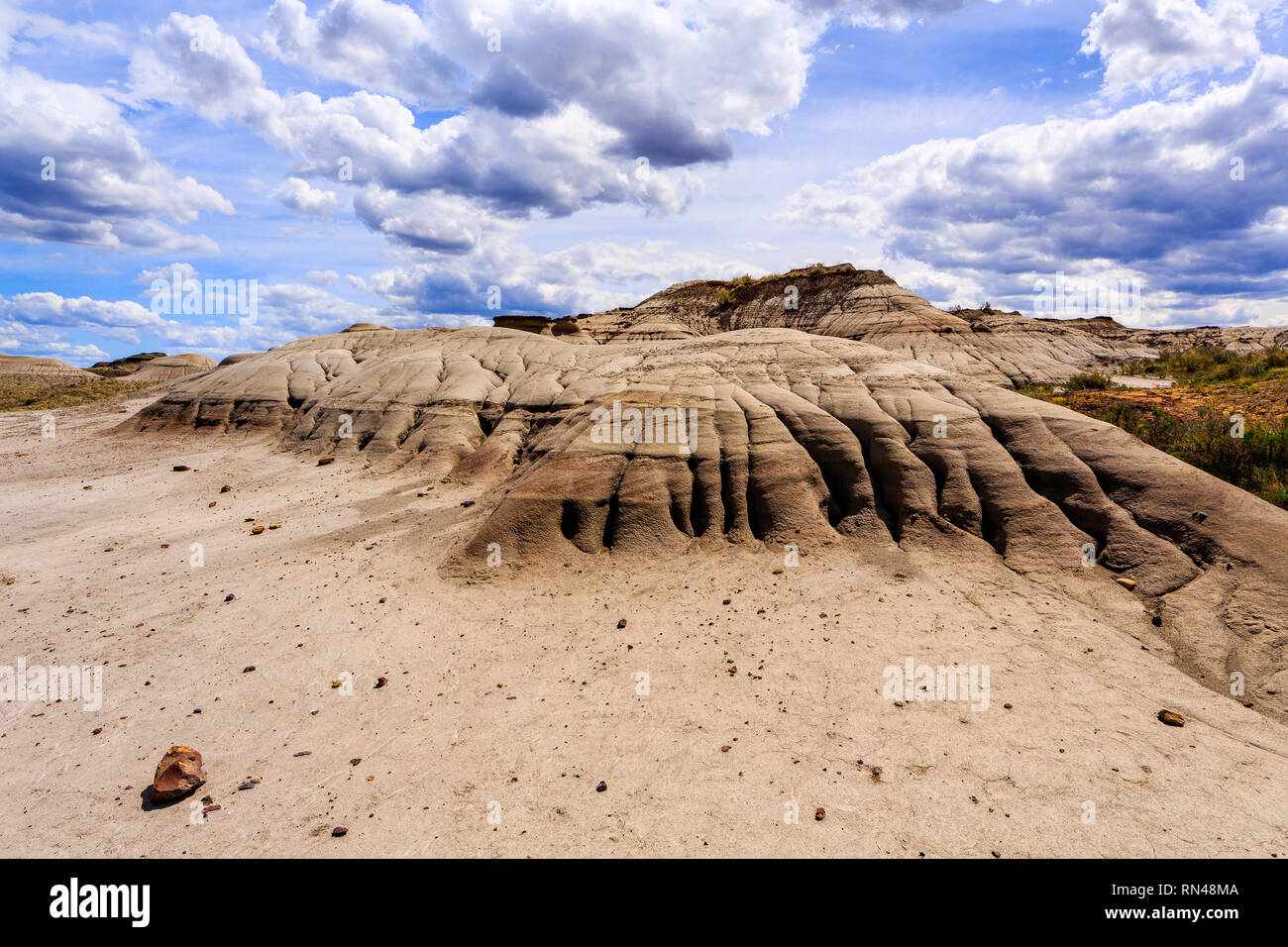 Badlands of Dinosaur Provincial Park, Alberta, Canada Stock Photo - Alamy