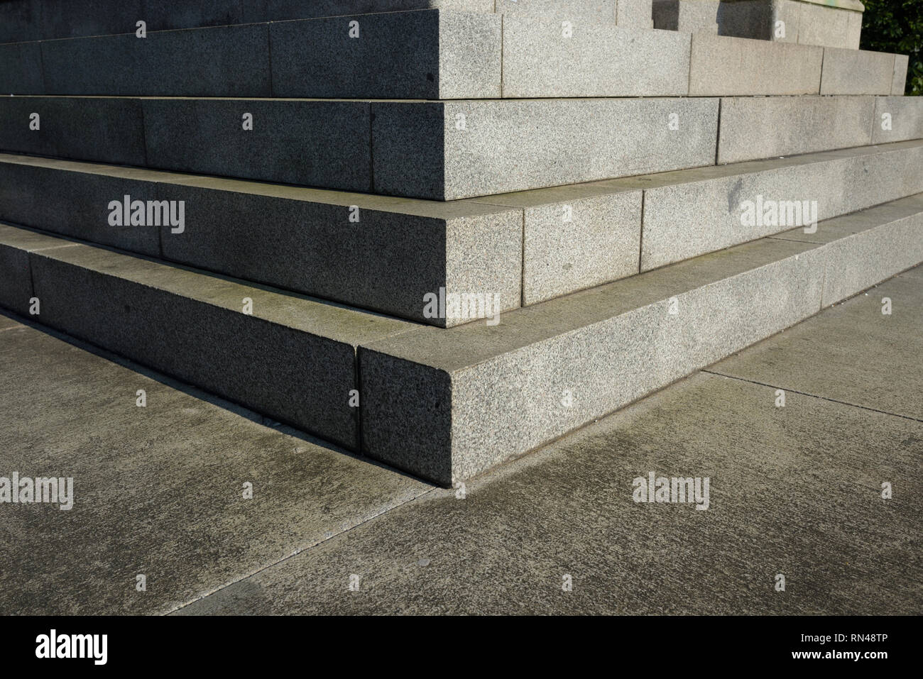 Granite stepped plinth, base for whitehead tower in bury lancashire uk ...