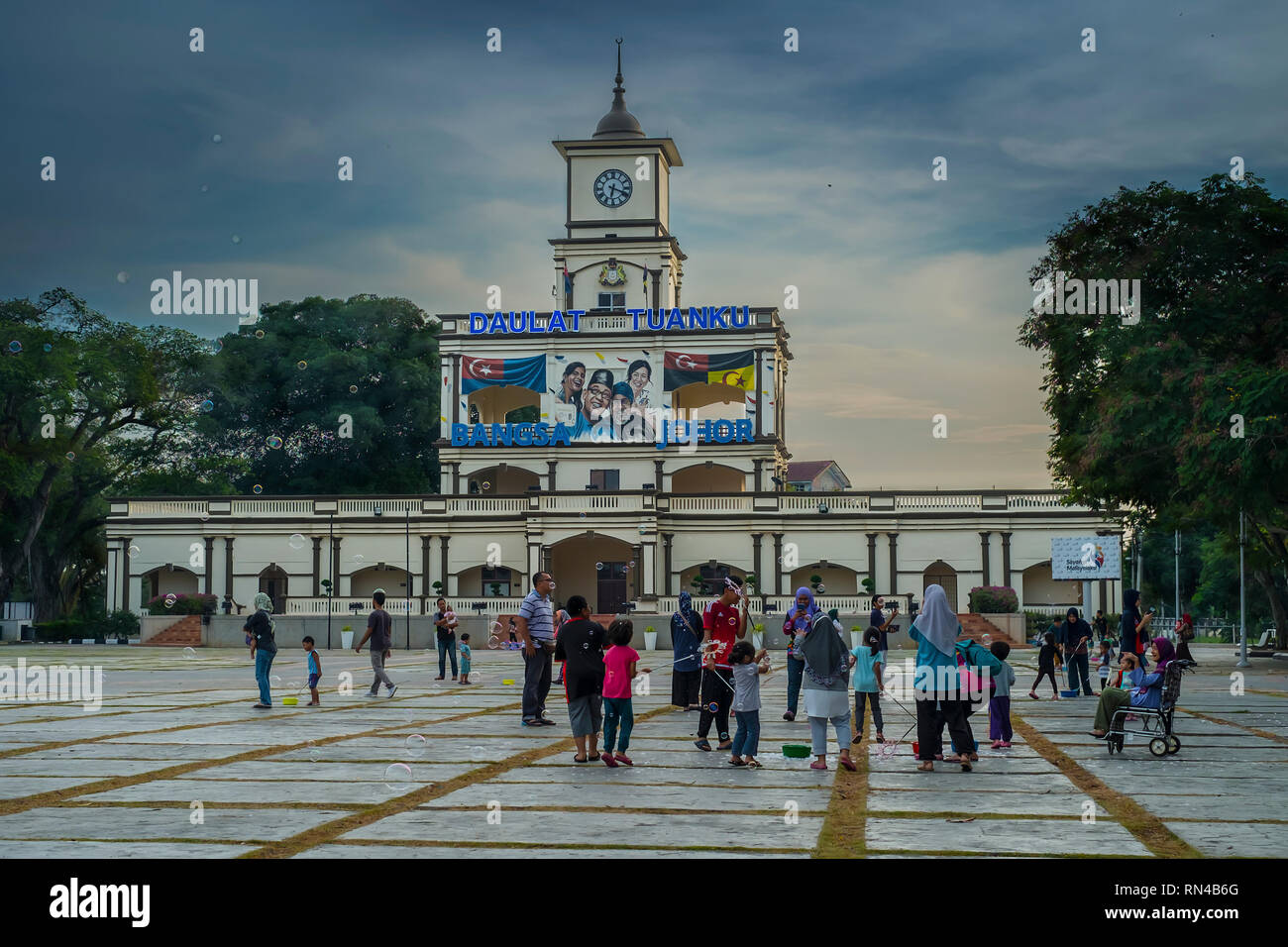 People at Muar city Stock Photo - Alamy