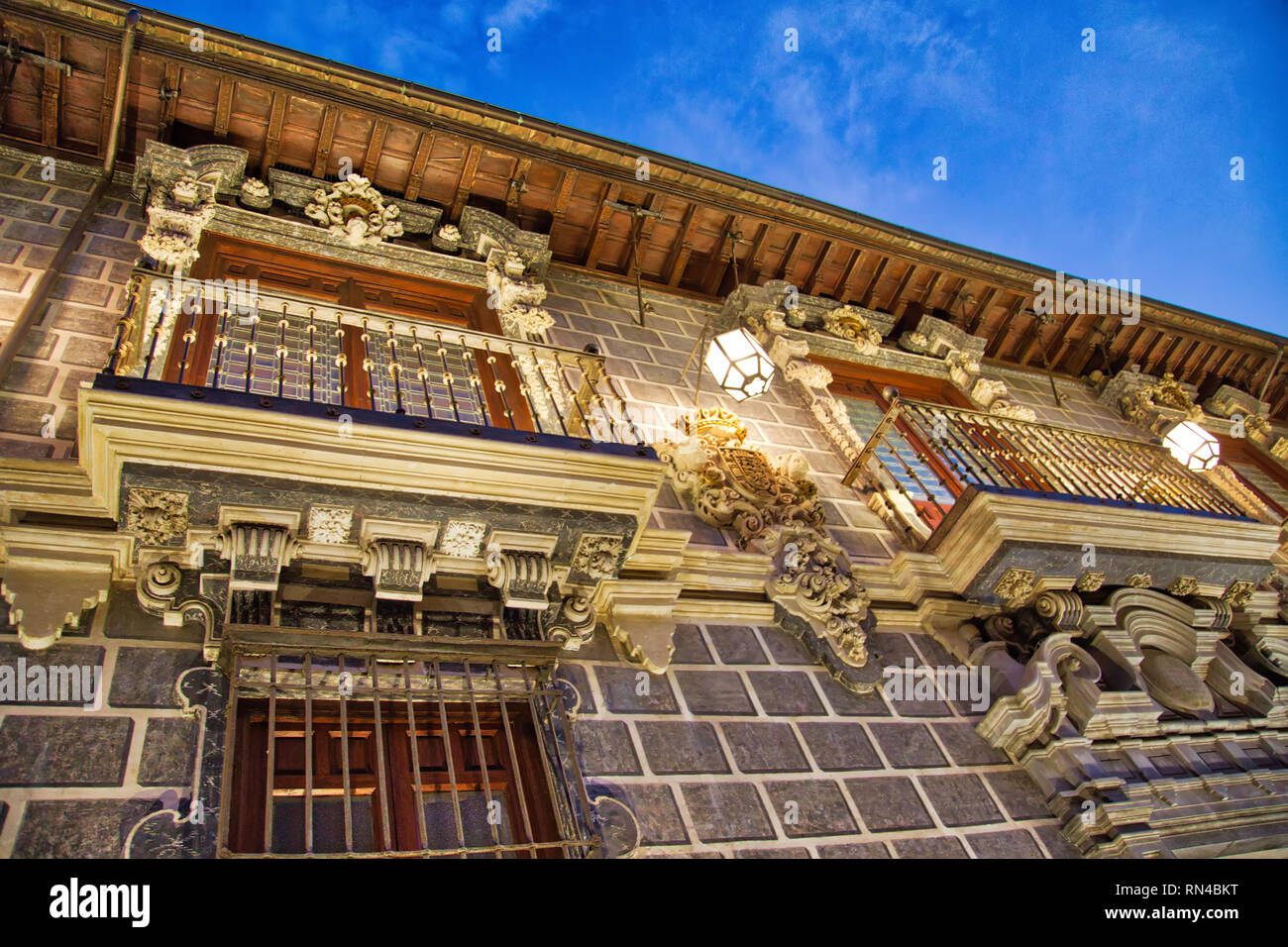 Granada streets in a historic city center Stock Photo - Alamy