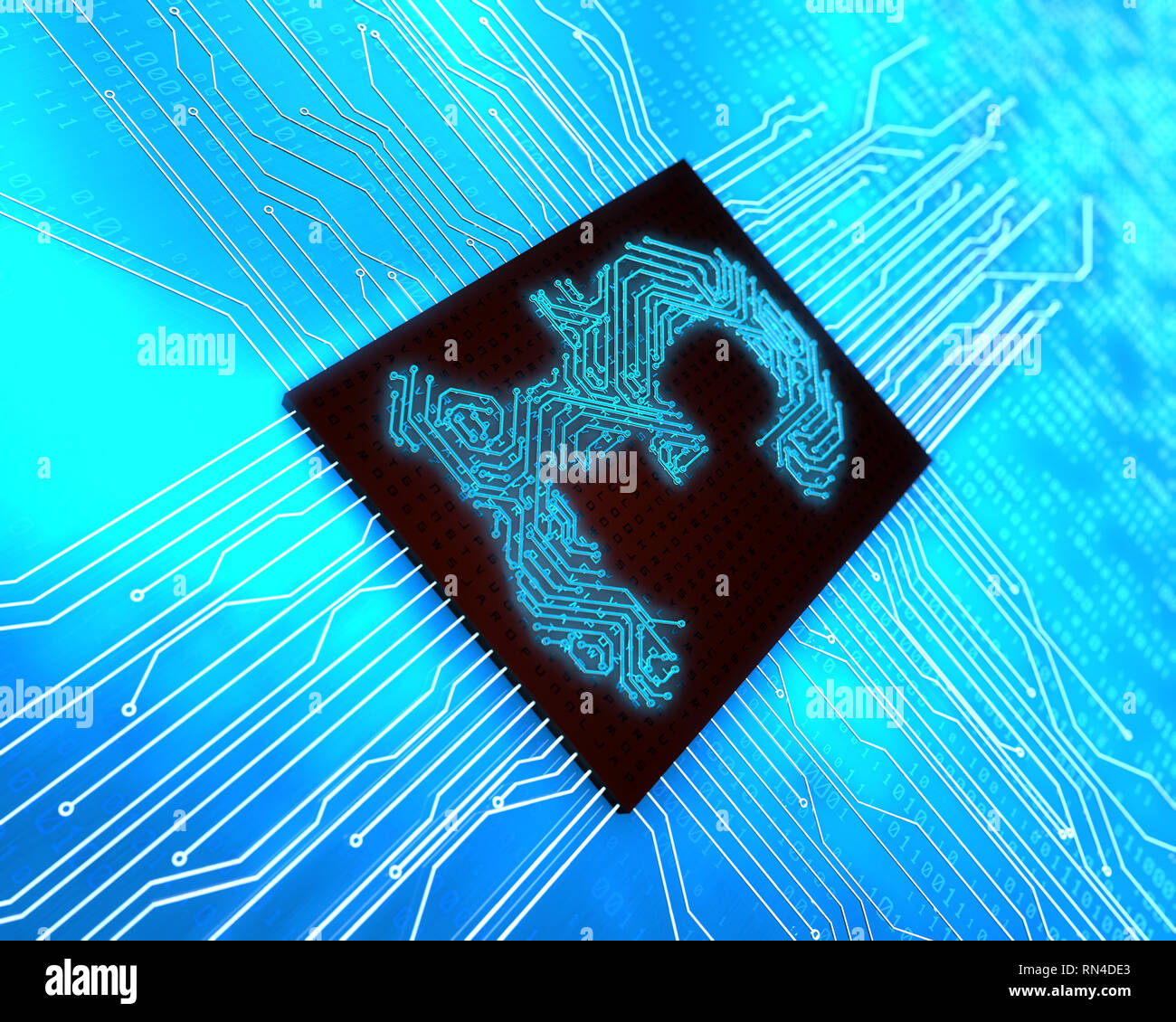 Circuit Board and Pound Sterling, Electronic Network Fintech Stock ...