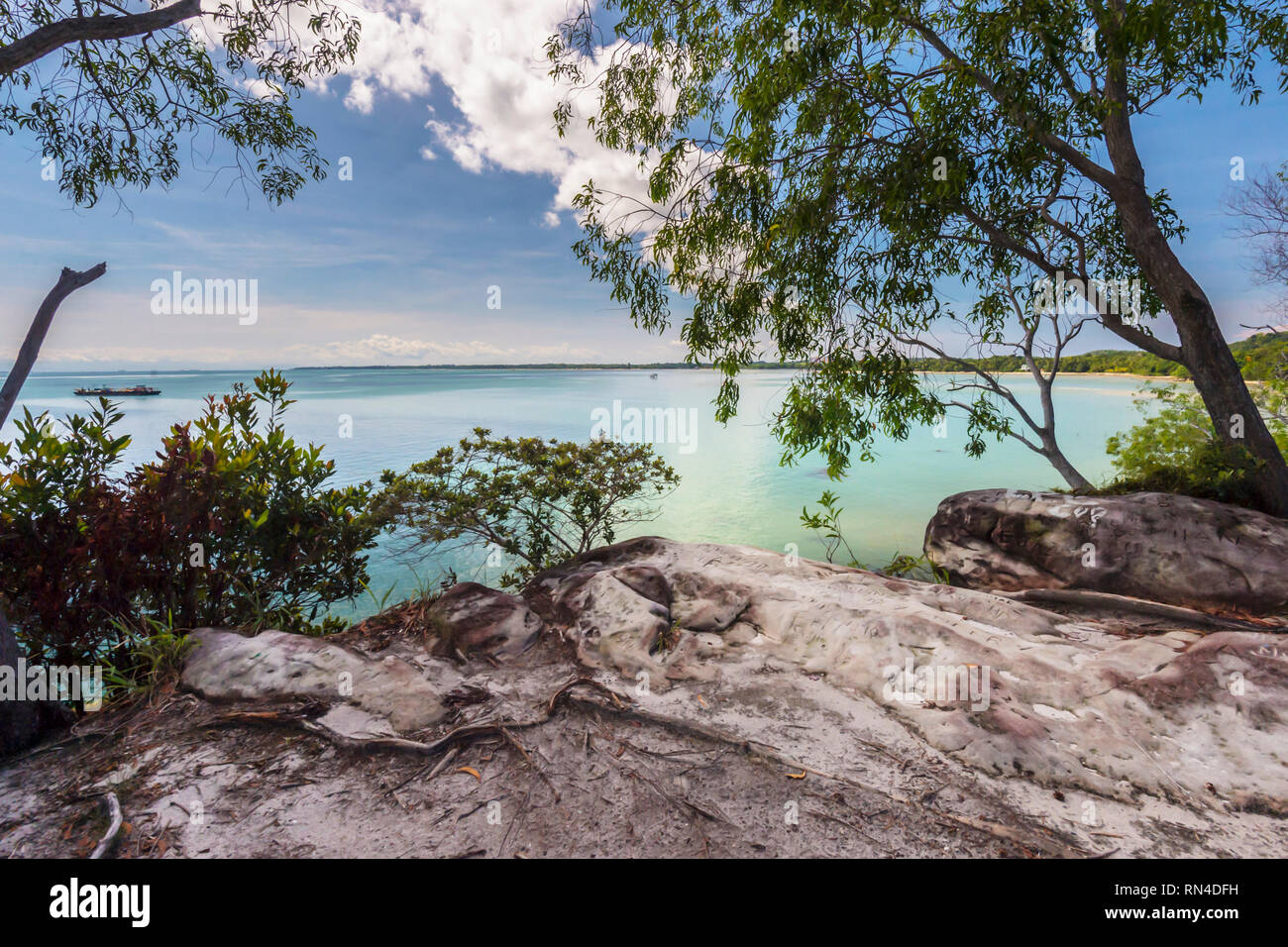 Kubung Hill at Labuan Island Stock Photo - Alamy