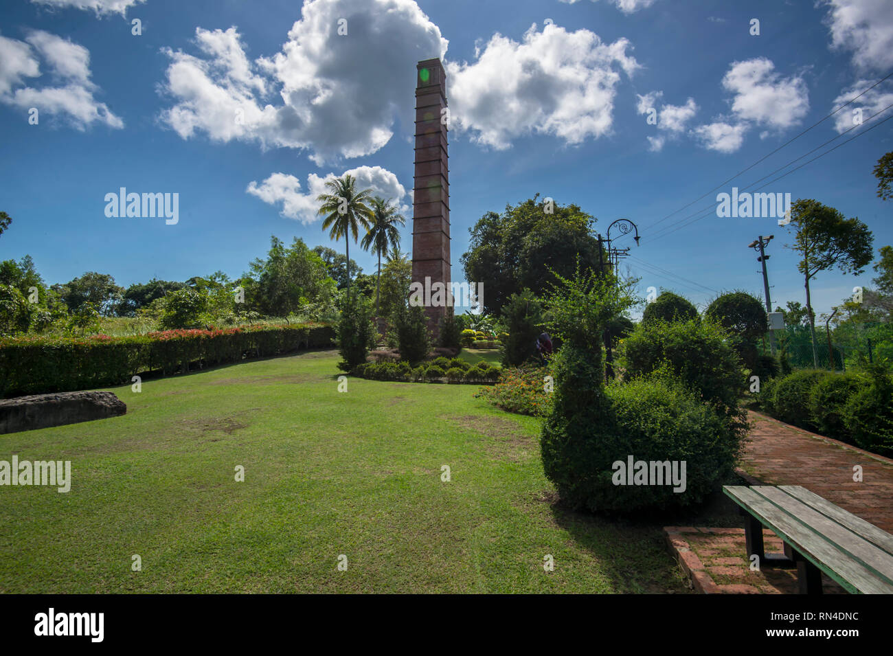 Chimney Muzeum at Labuan Island Stock Photo - Alamy