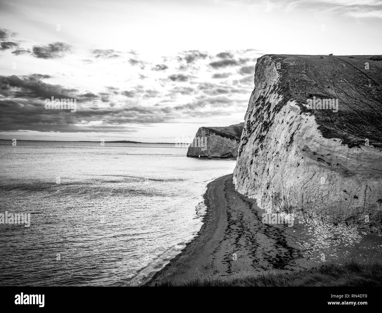 Cliffs cornish coastal path Black and White Stock Photos & Images - Alamy