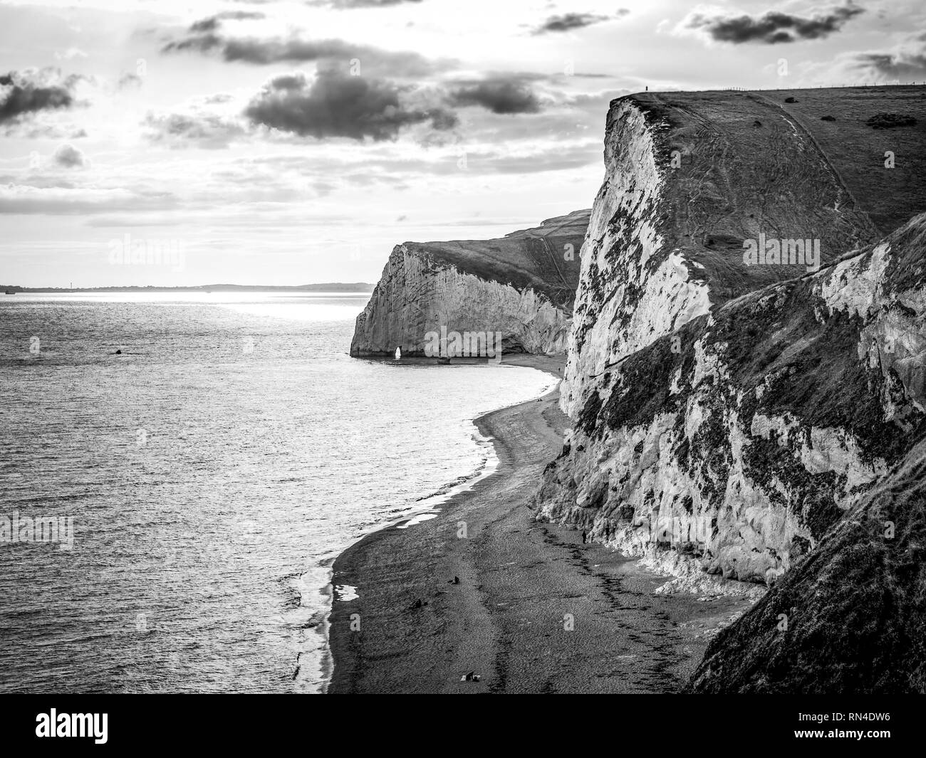 The White Cliffs of England at sunset Stock Photo - Alamy