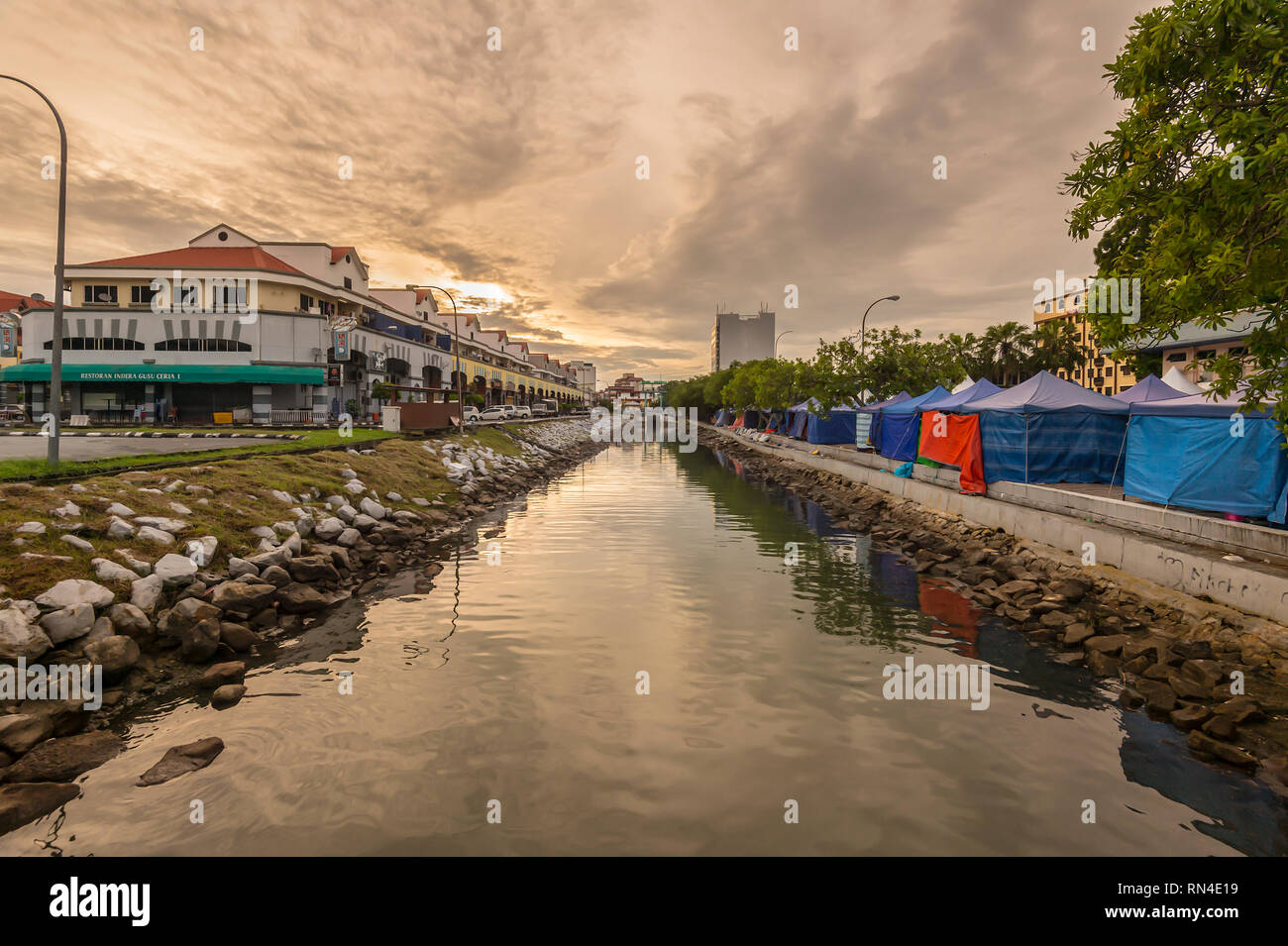 Labuan Pearl City Island in Borneo Stock Photo - Alamy