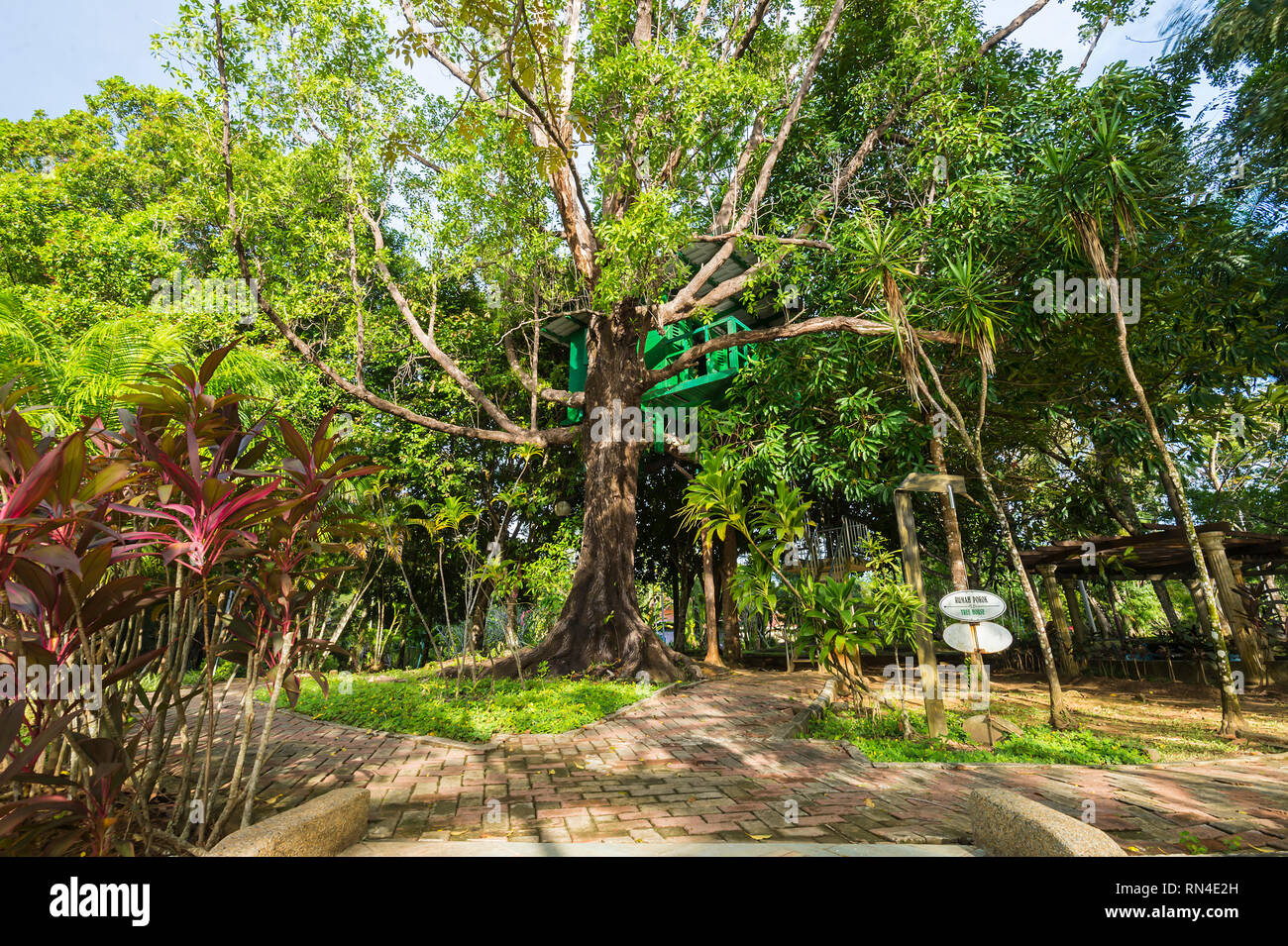 Labuan Lake Garden Stock Photo - Alamy