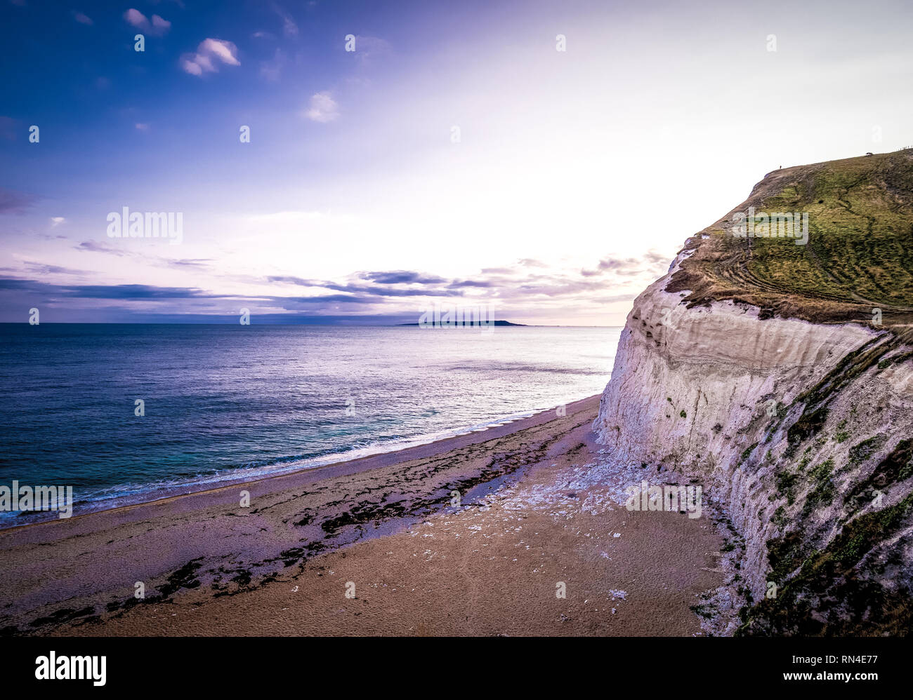 The White Cliffs of England at sunset Stock Photo - Alamy