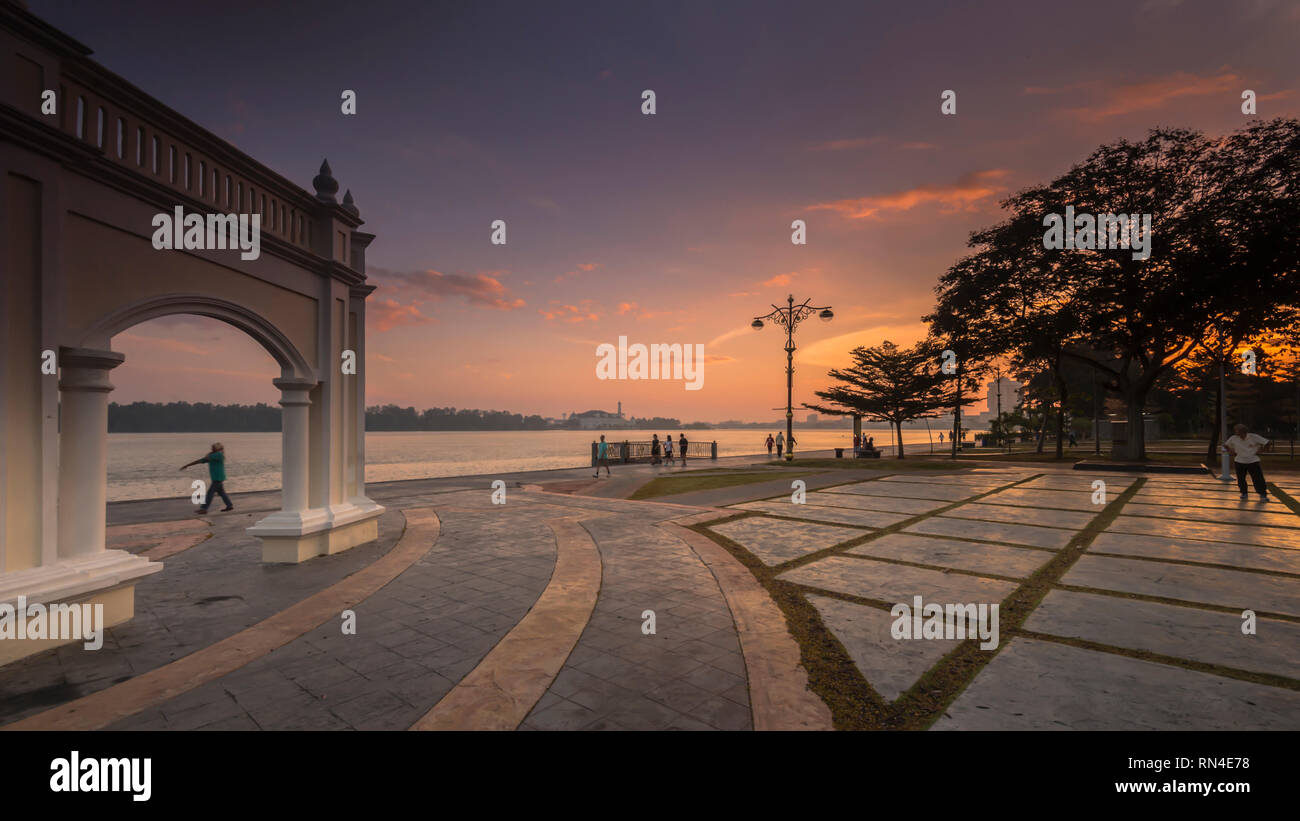 Tanjung Emas Park at Muar city, Johor Malaysia Stock Photo - Alamy