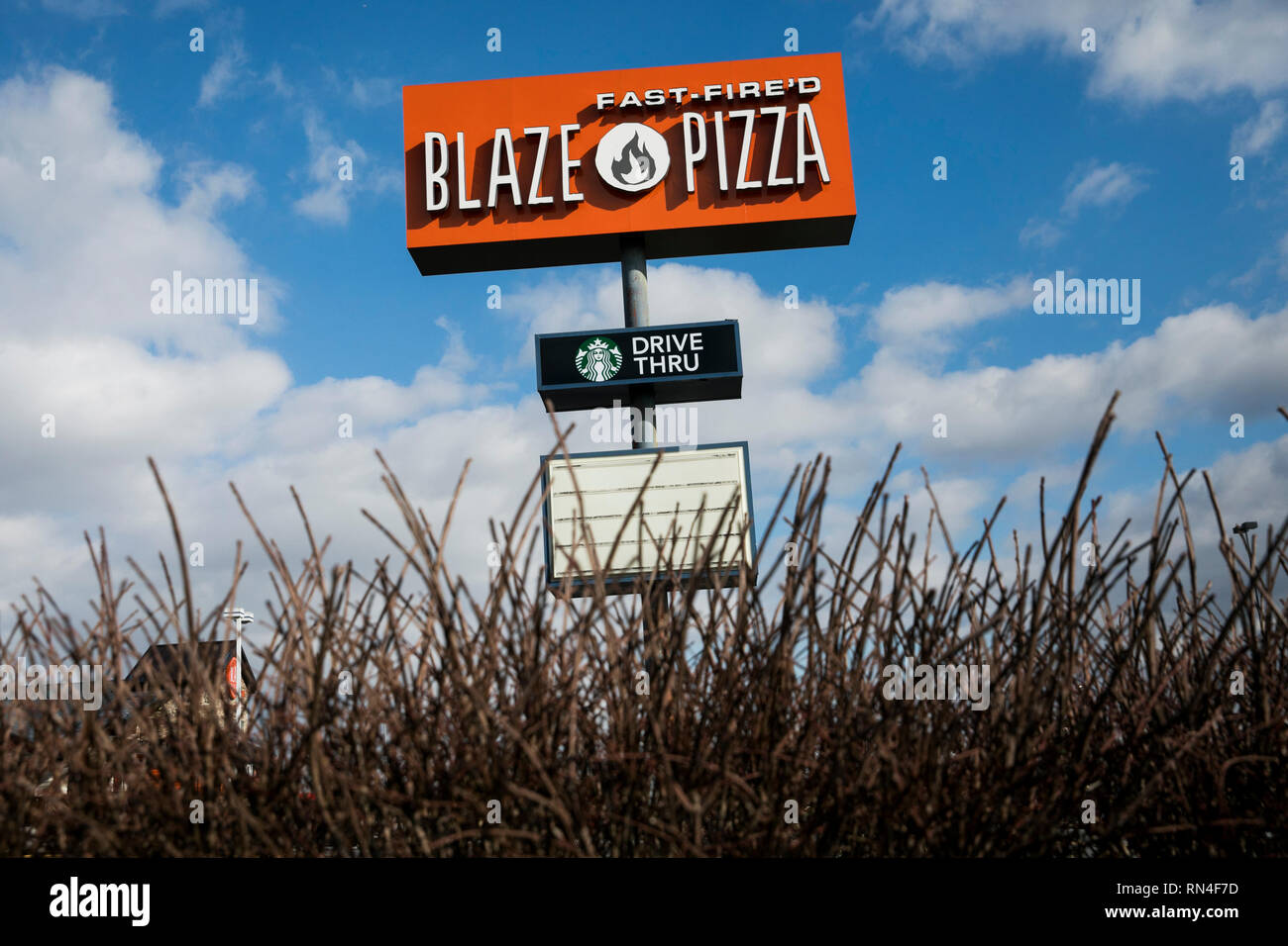 Blaze pizza logo hi-res stock photography and images - Alamy