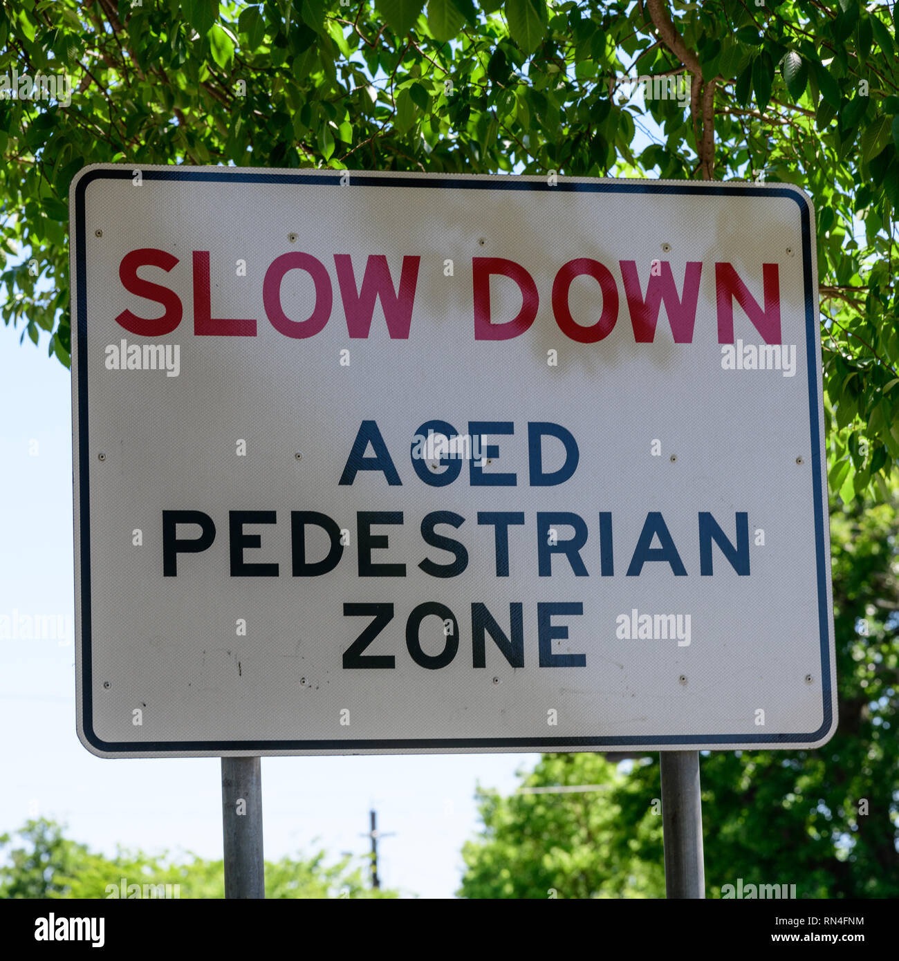 Road Sign Slow High Resolution Stock Photography and Images - Alamy