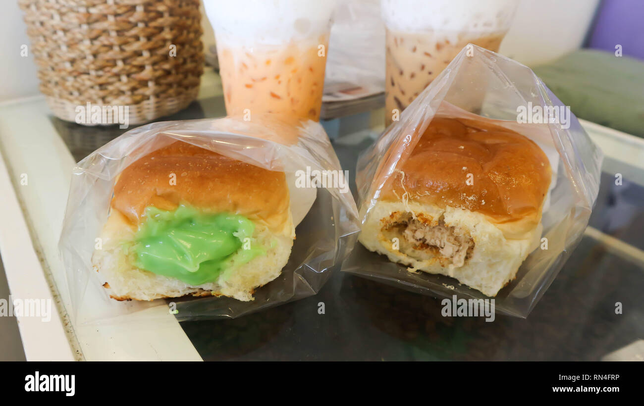 Pandan bun hi-res stock photography and images - Alamy