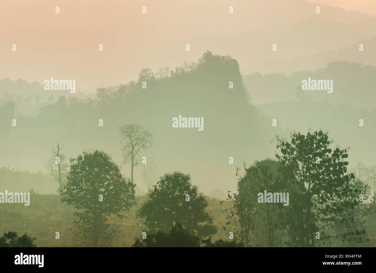 Rural landscapes in Northern Thailand Stock Photo - Alamy