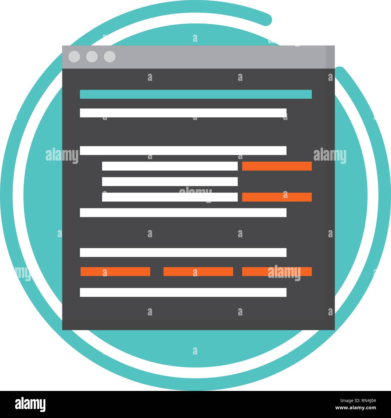 Compute code screen Stock Vector Images - Alamy