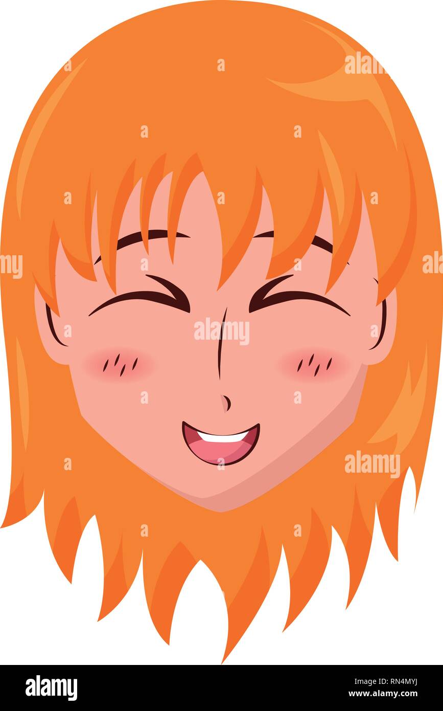 face girl anime manga comic Stock Vector Image & Art - Alamy