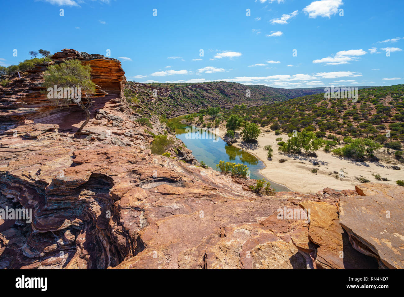 Hiking the canyon. natures window loop trail, kalbarri national park ...