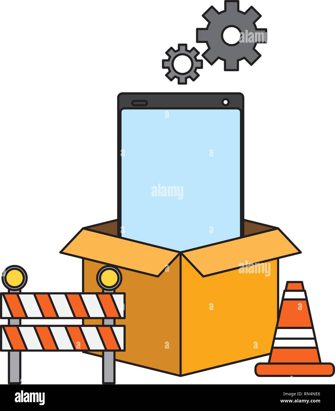 mobile app development Stock Vector Image & Art - Alamy