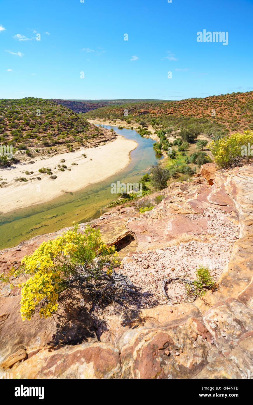 Hiking the canyon. natures window loop trail, kalbarri national park ...