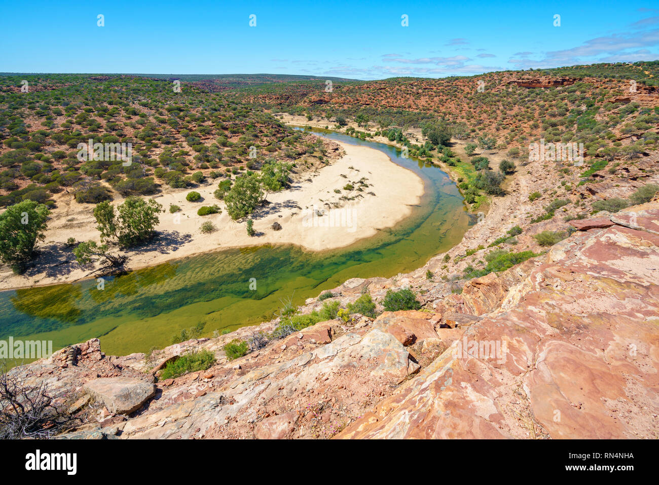 Hiking the canyon. natures window loop trail, kalbarri national park ...