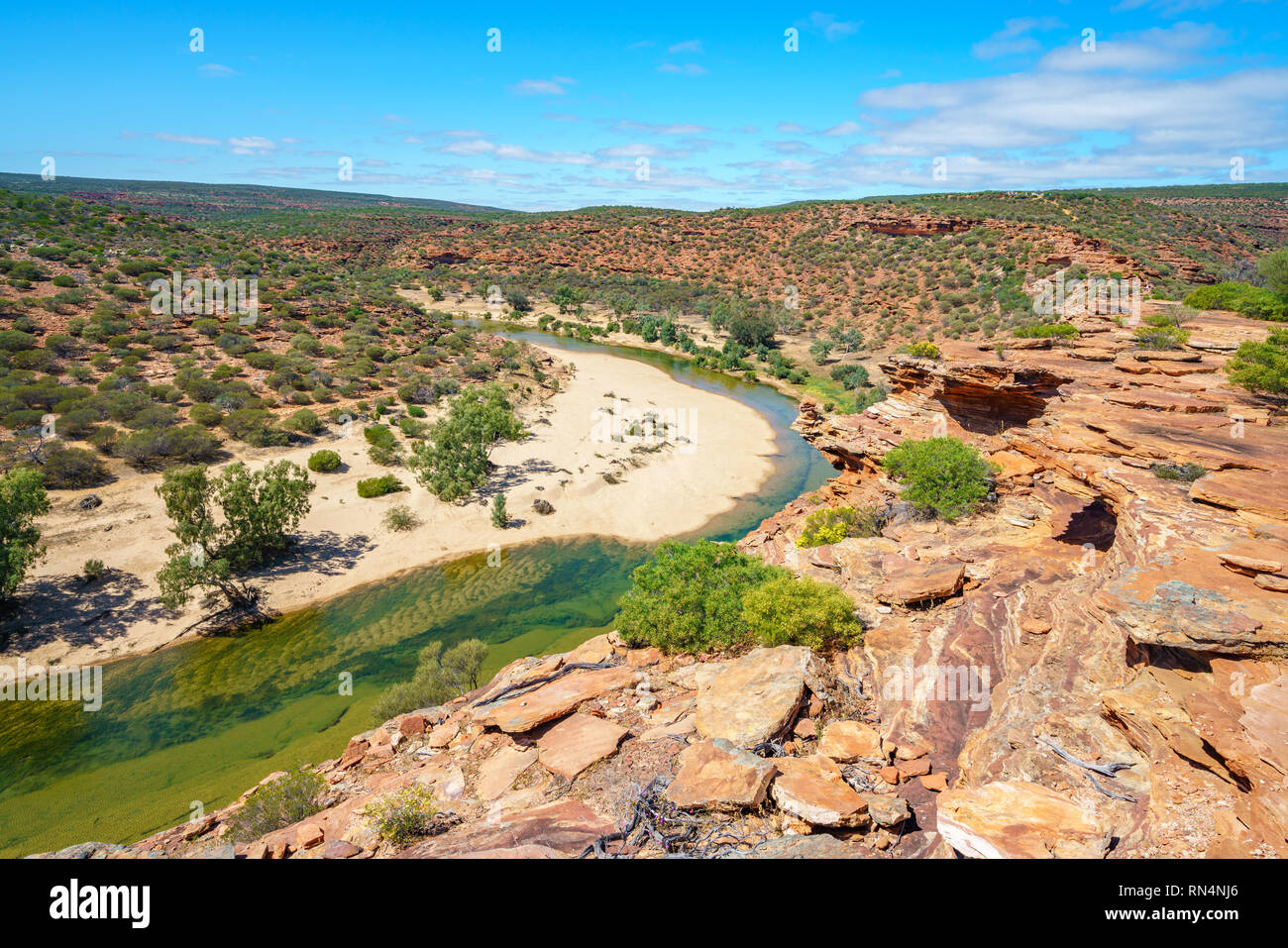 Hiking the canyon. natures window loop trail, kalbarri national park ...