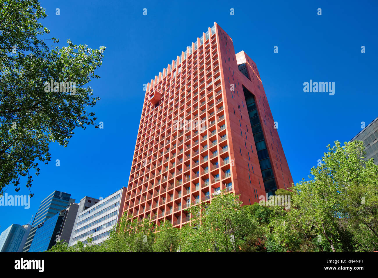 Mexico City Financial center district close to Paseo De Reforma Stock ...