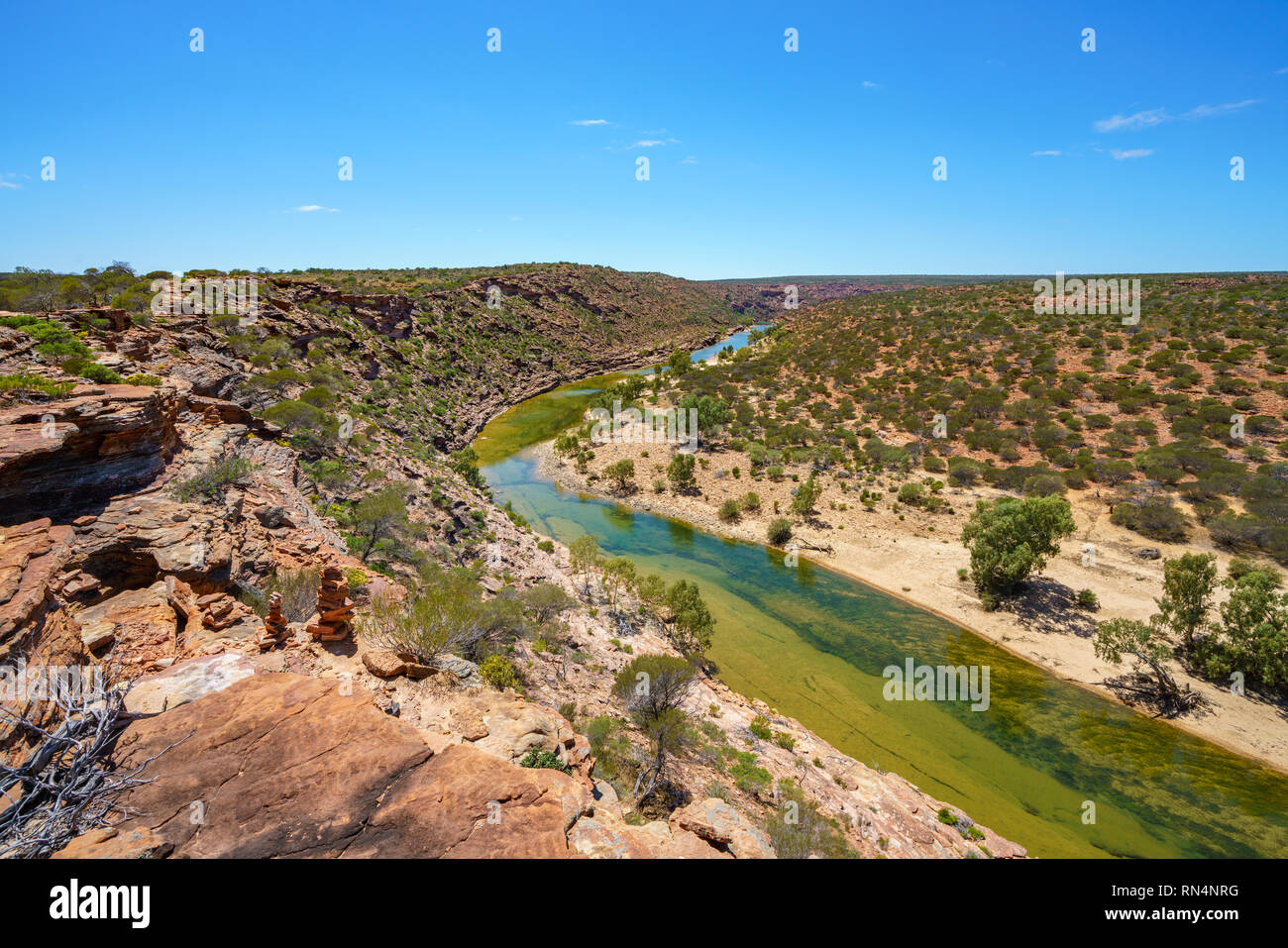 Hiking the canyon. natures window loop trail, kalbarri national park ...