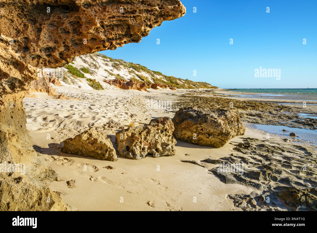 at the beach of bills bay, coral bay, coral coast, western australia ...