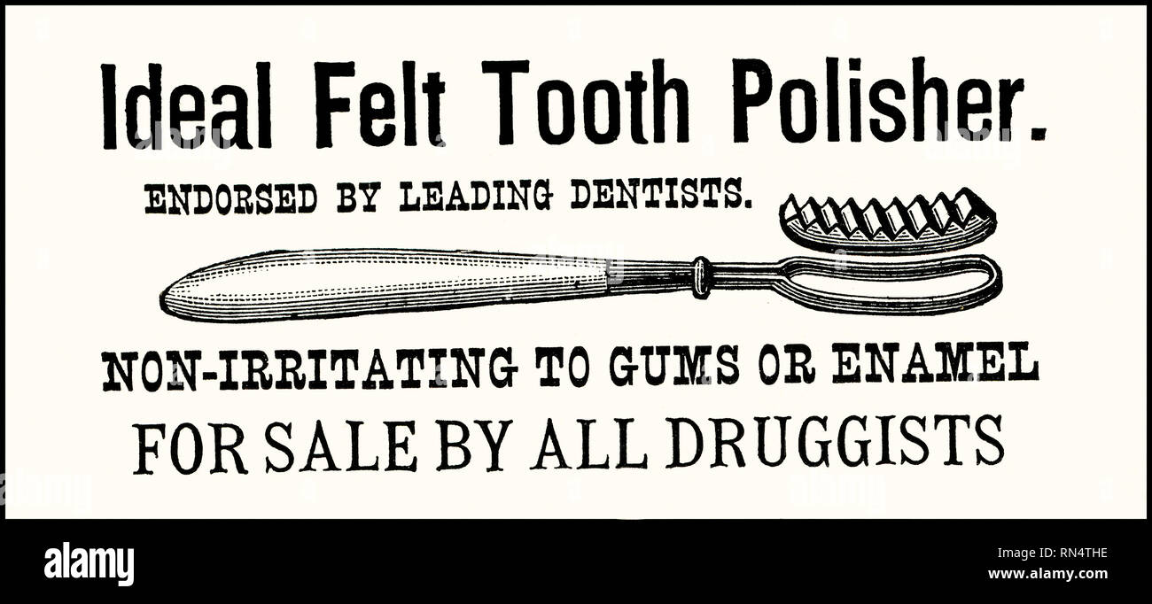 Vintage toothbrush hi-res stock photography and images - Alamy