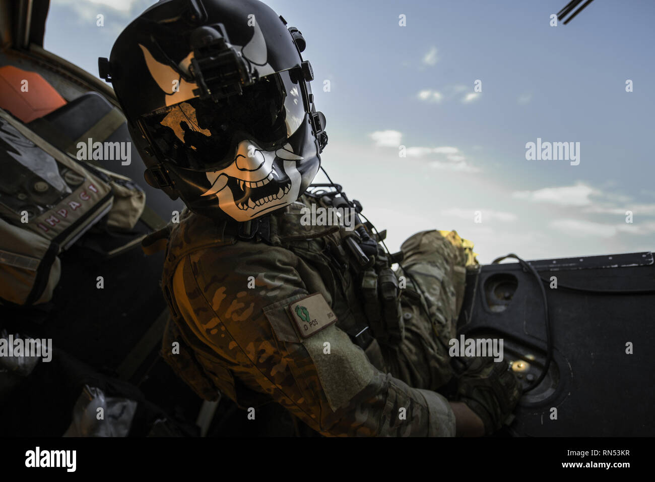 A U.S. Air Force special missions aviator assigned to the 303rd ...