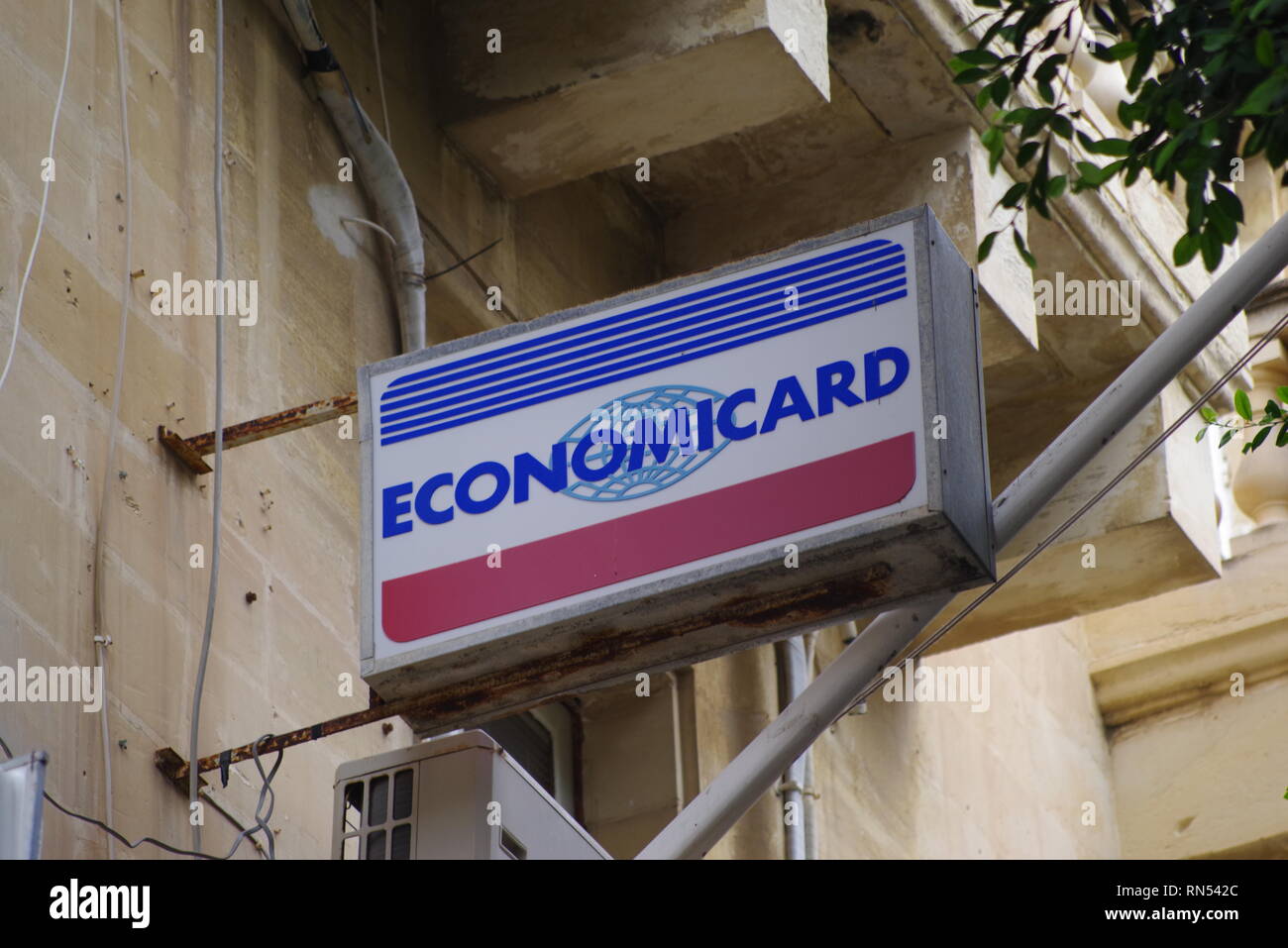 Vintage Signs, Valletta, Malta Stock Photo - Alamy