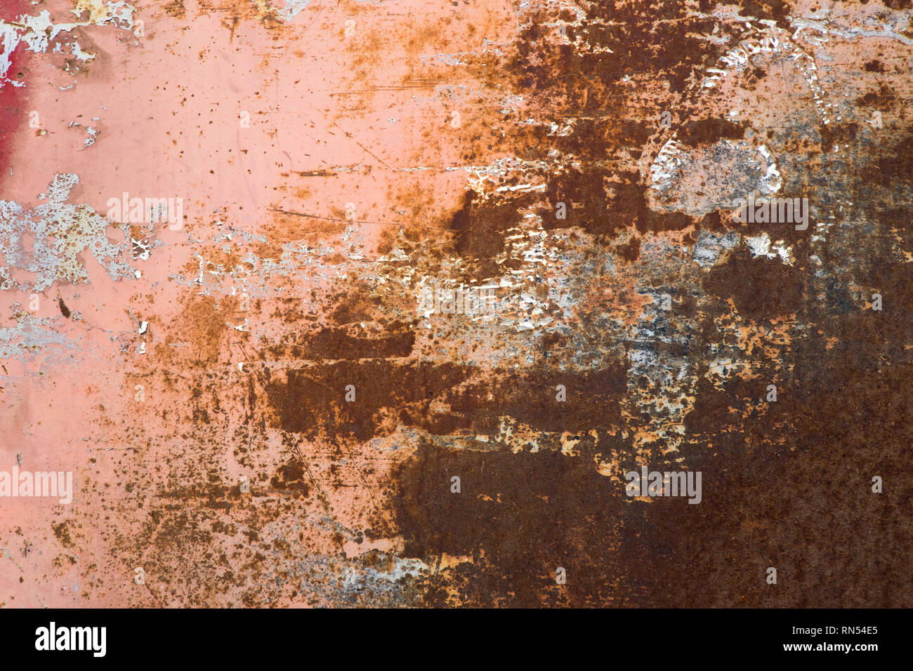 Grunge red and brown color rust metal sheet background Stock Photo - Alamy