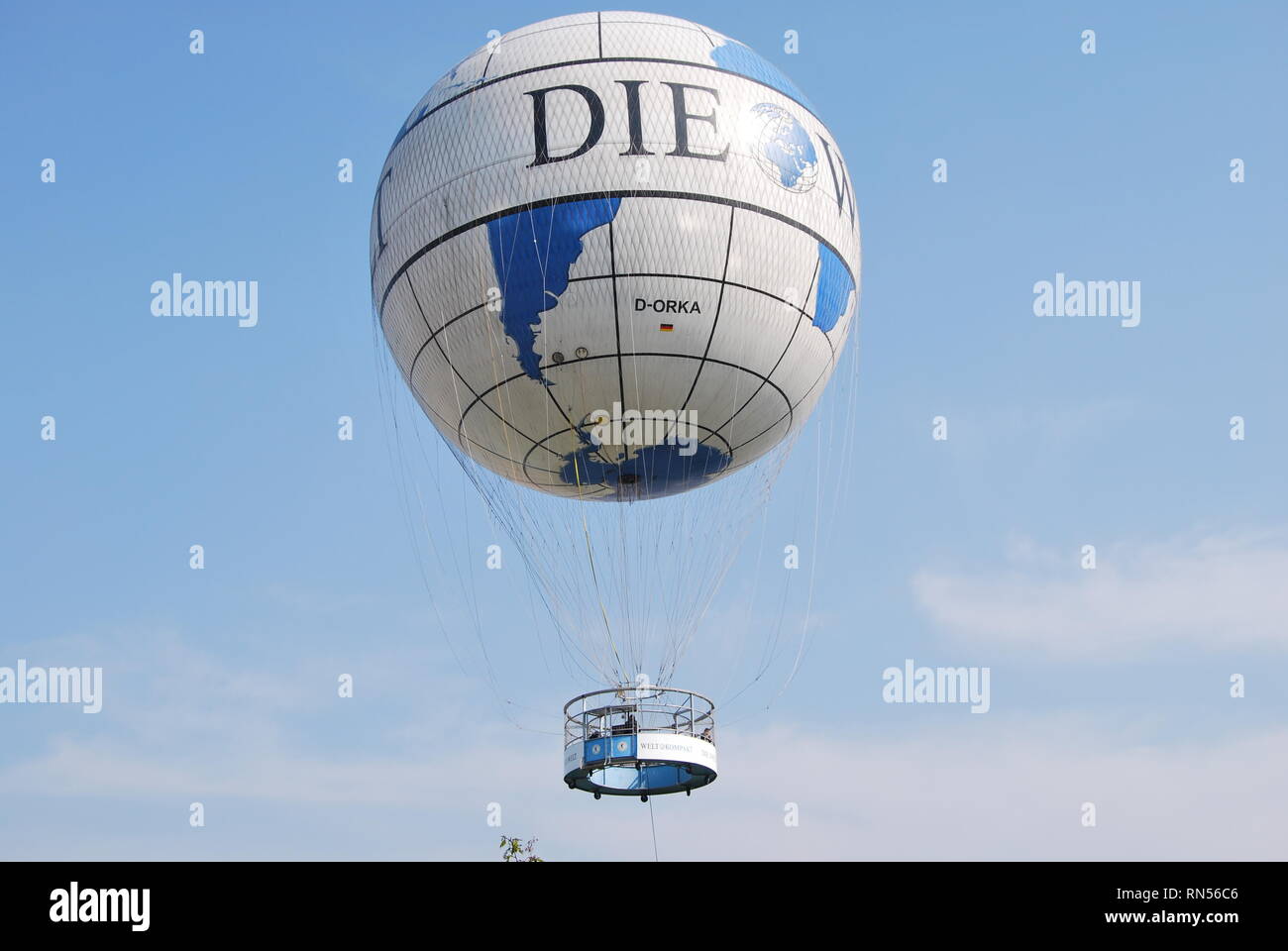 WELT Balloon Berlin Stock Photo - Alamy