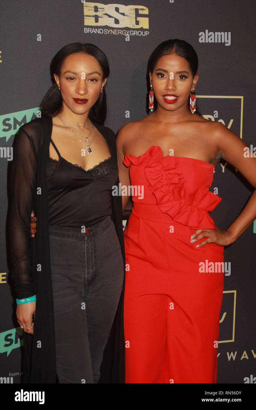 Chanel Downey, Jivanta Roberts 02/09/2019 Primary Wave 13th Annual Pre ...