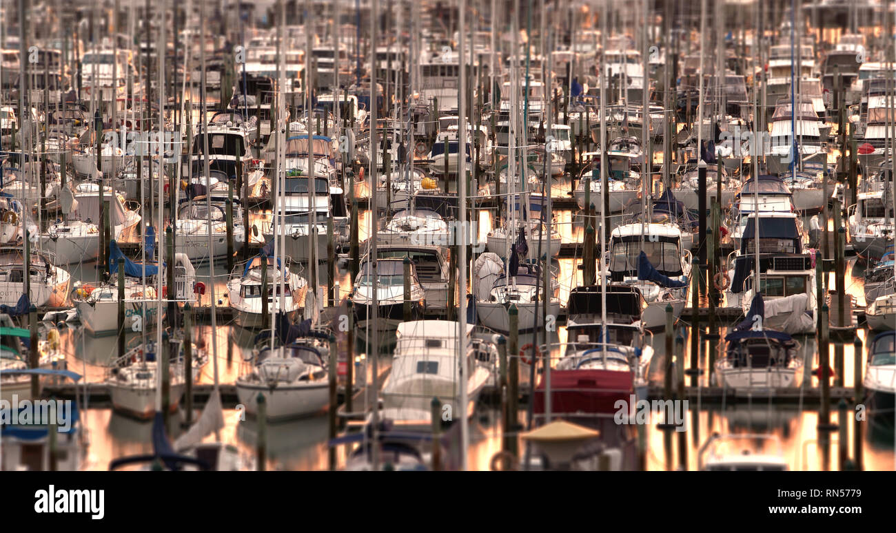 Marina boat park Stock Photo - Alamy
