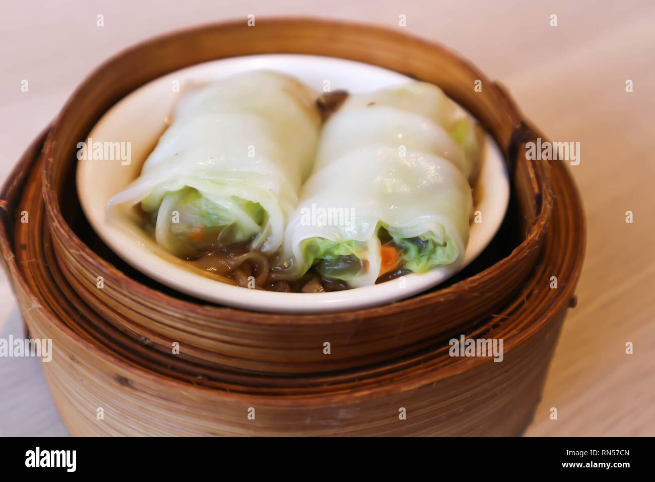 rice noodle roll or rice roll in Chinese cuisine Stock Photo - Alamy