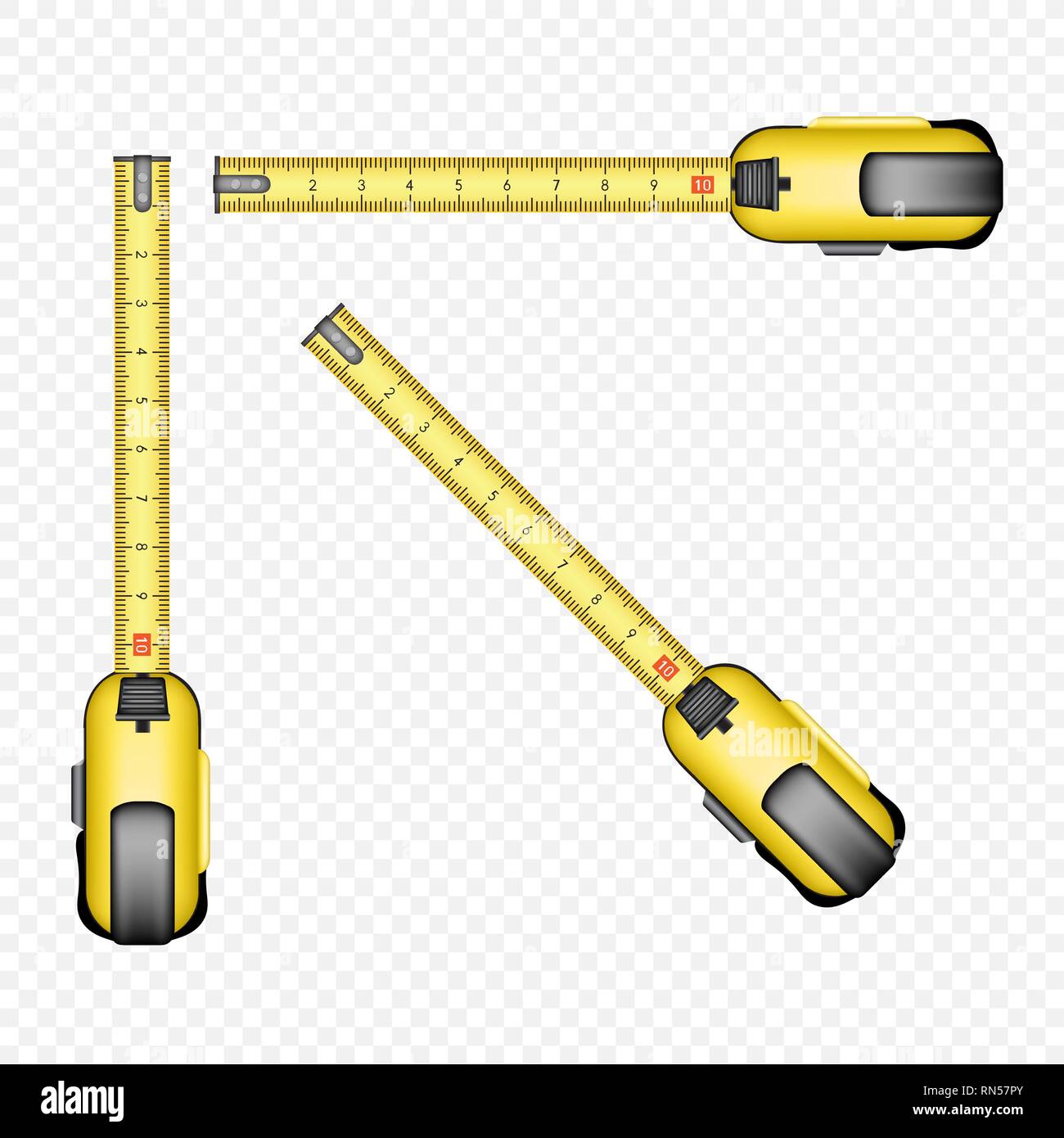 tape measure tool set Stock Vector Image & Art - Alamy