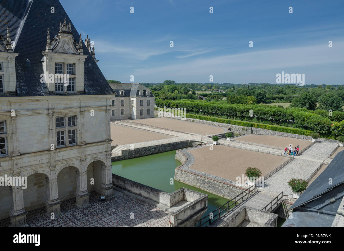 FRANCE VILLANDY SEP 2018 view of the details of the exteriours of ...