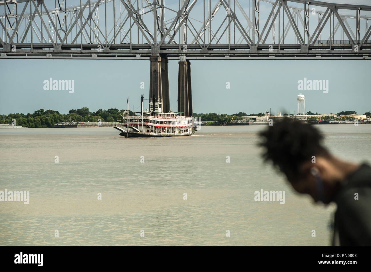 Steamboat Natchez along the Mississippi River, New Orleans, Louisiana ...