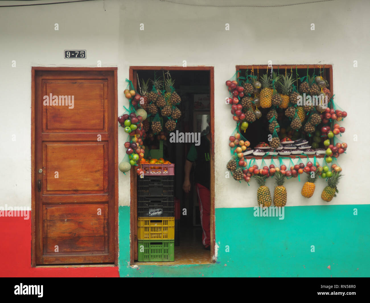 Fruit store in Jardin, Colombia Stock Photo - Alamy