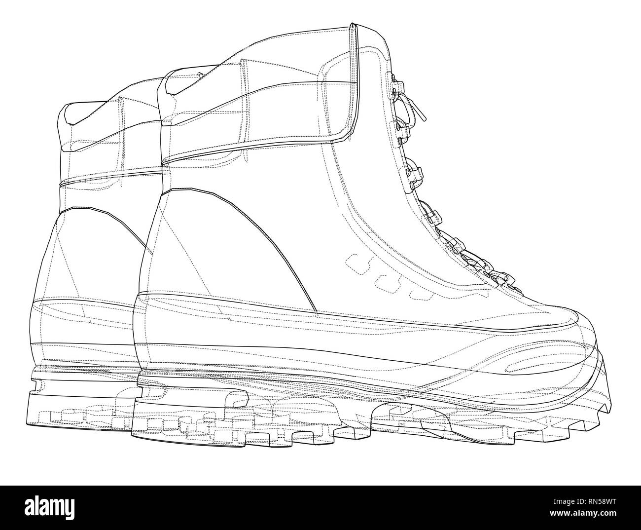 Mens feet Stock Vector Images - Alamy