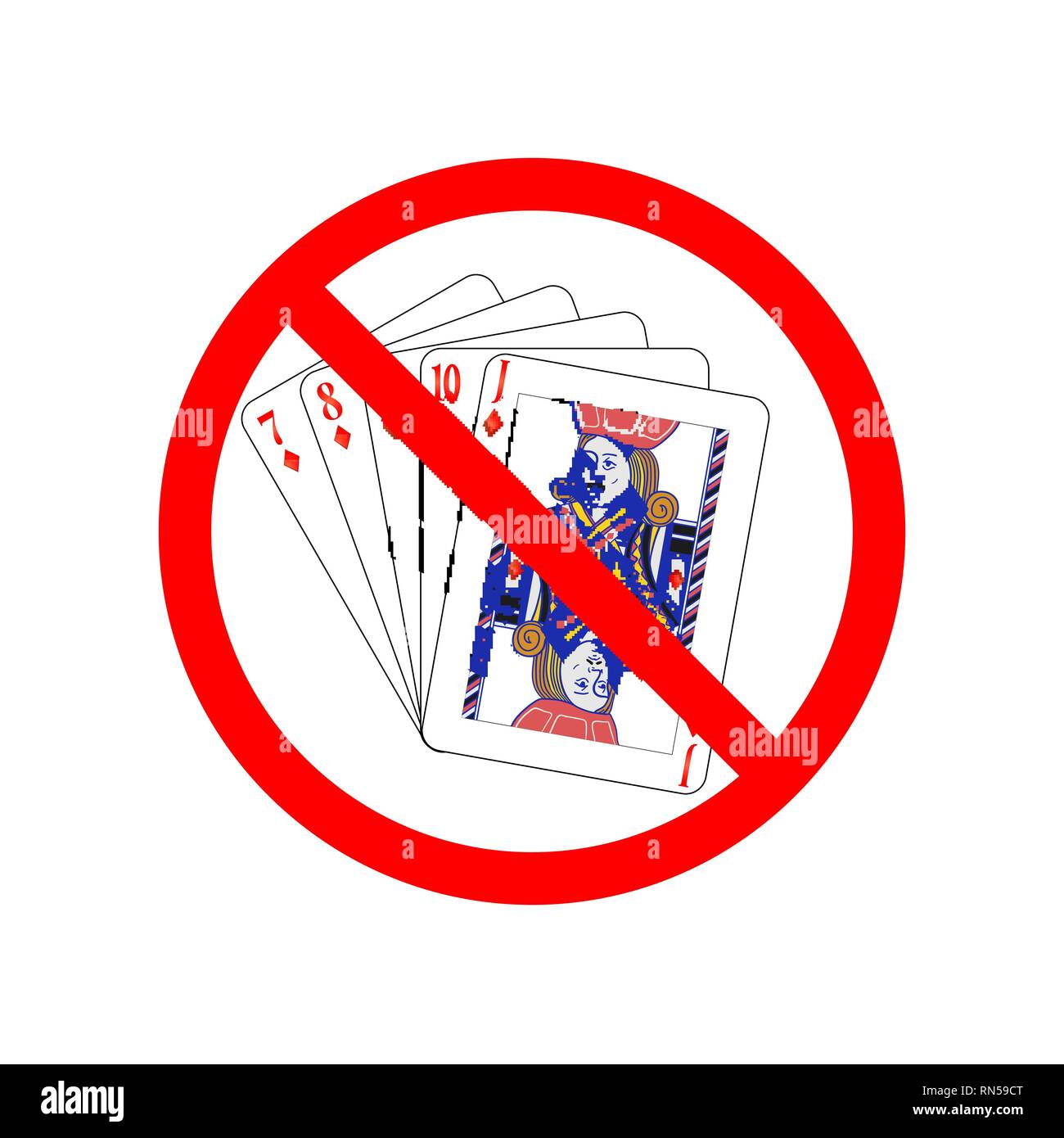 Prohibition of cards hi-res stock photography and images - Alamy