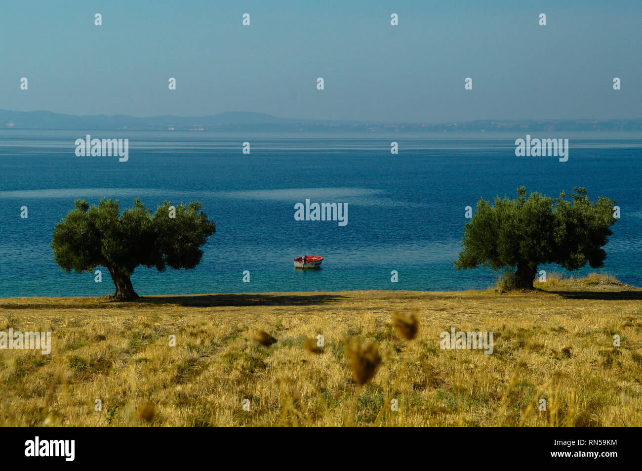 Typical greek landscape hi-res stock photography and images - Alamy