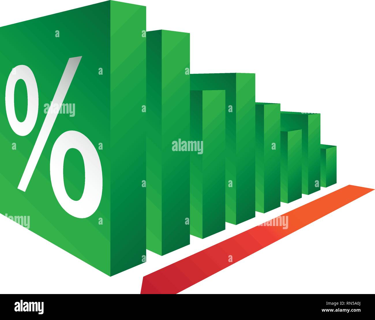 Rates chart icon Stock Vector Images - Alamy