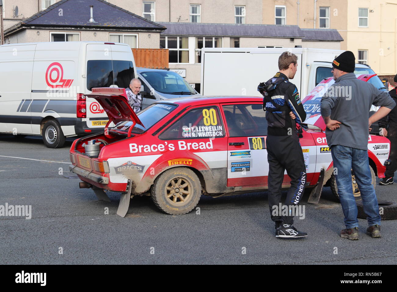 For the first time the Cambrian Rally service park is in Llandudno town ...