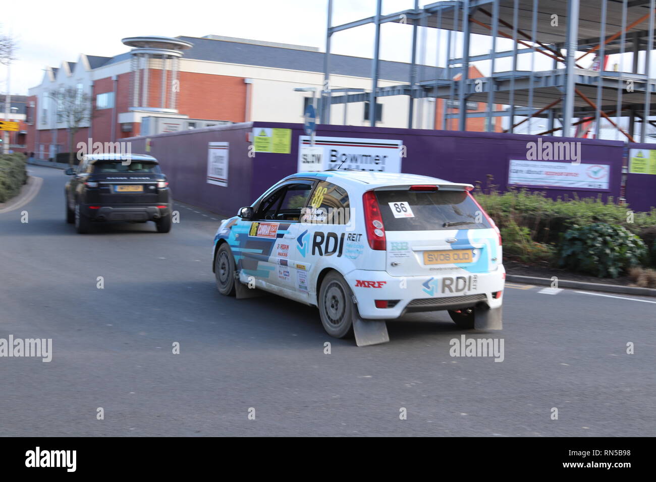 For the first time the Cambrian Rally service park is in Llandudno town ...