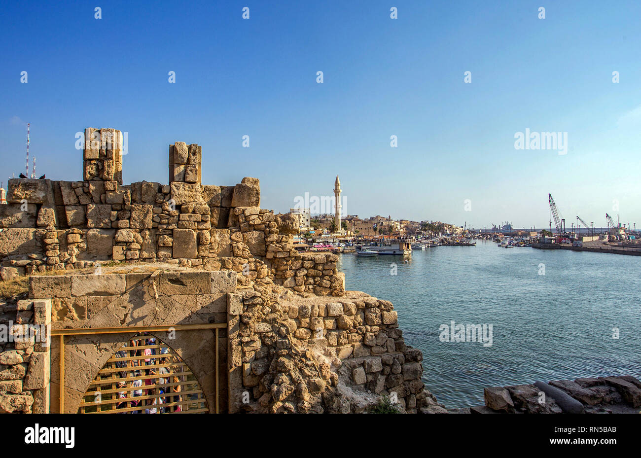 Mosque sidon saida lebanon hi-res stock photography and images - Alamy