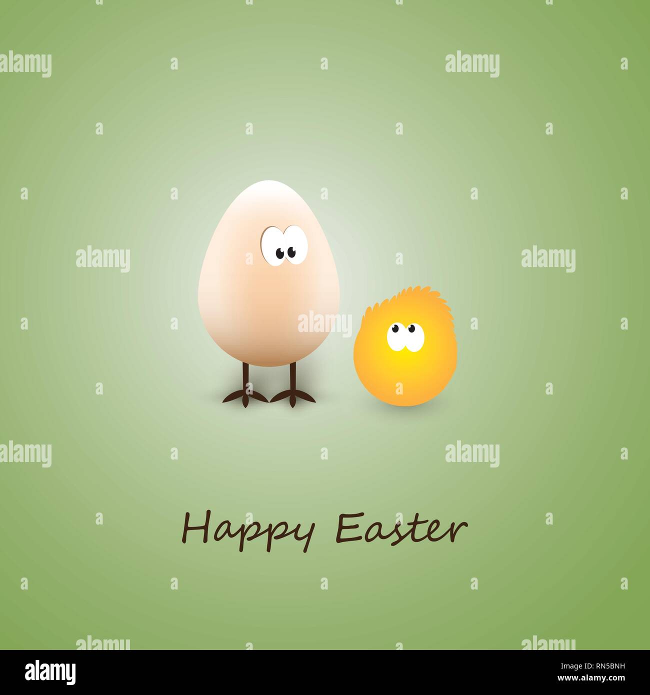 Funny Happy Easter Seasonal Holiday Greeting Card, Background or Cover ...