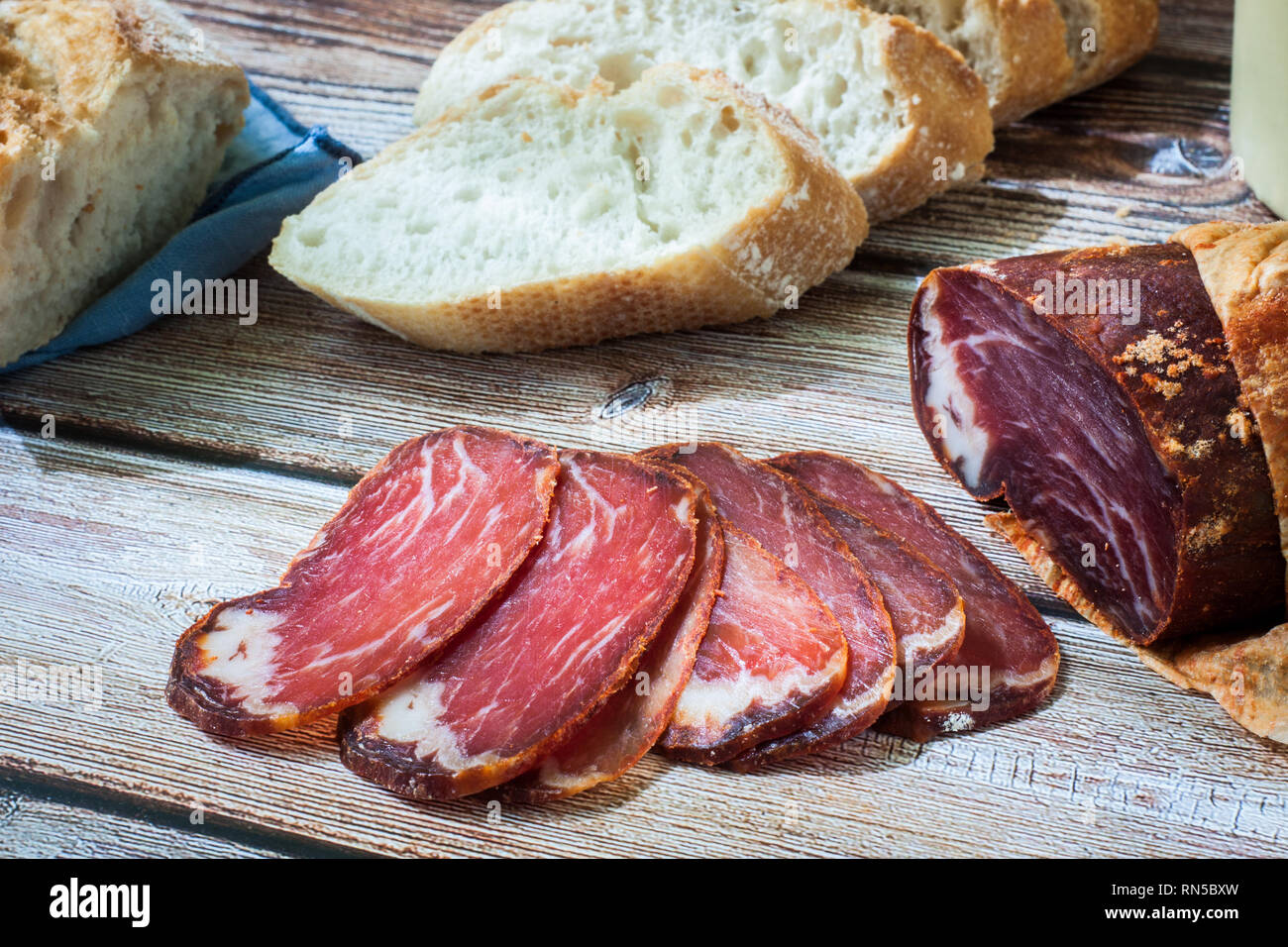 Cured loin of pork hi-res stock photography and images - Alamy