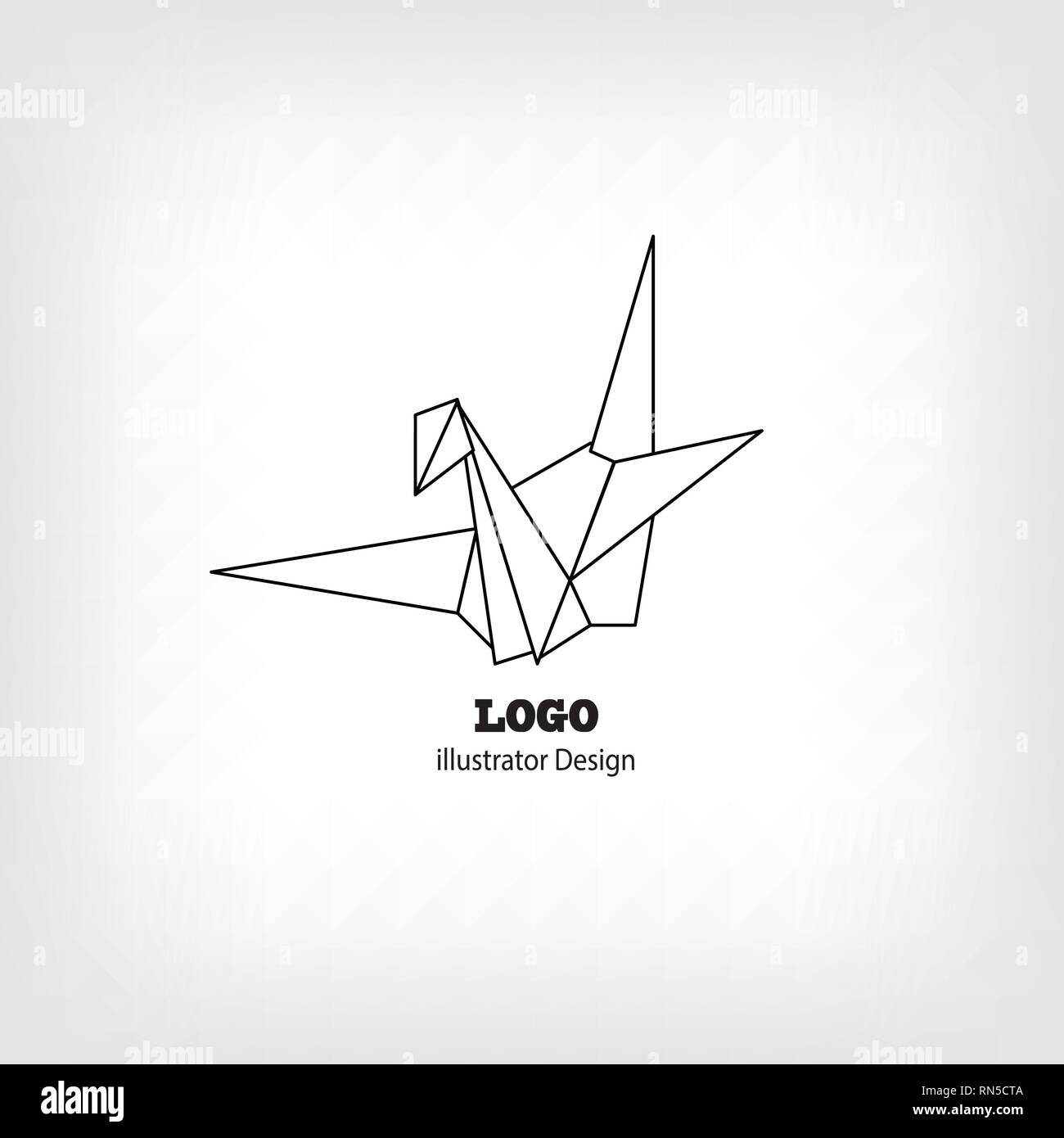 Origami paper bird icon Stock Vector Image & Art - Alamy